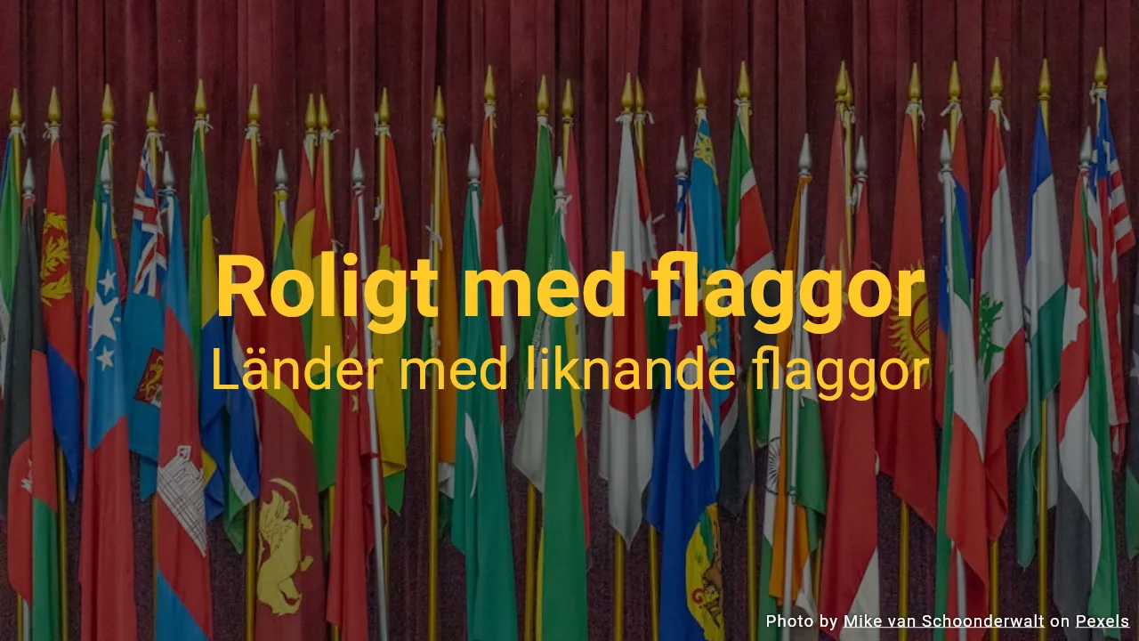 Roligt med flaggor quiz