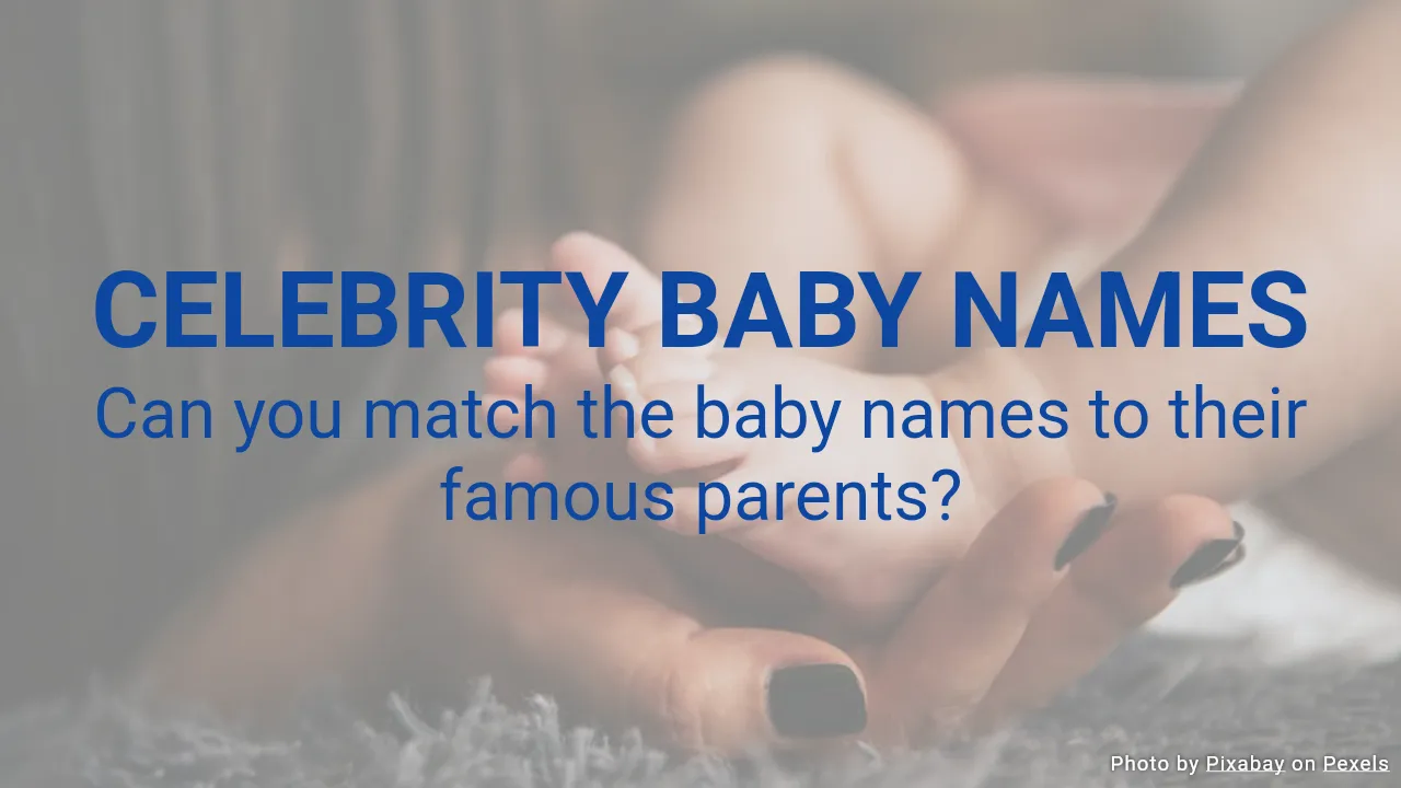 Famous Baby Names Quiz