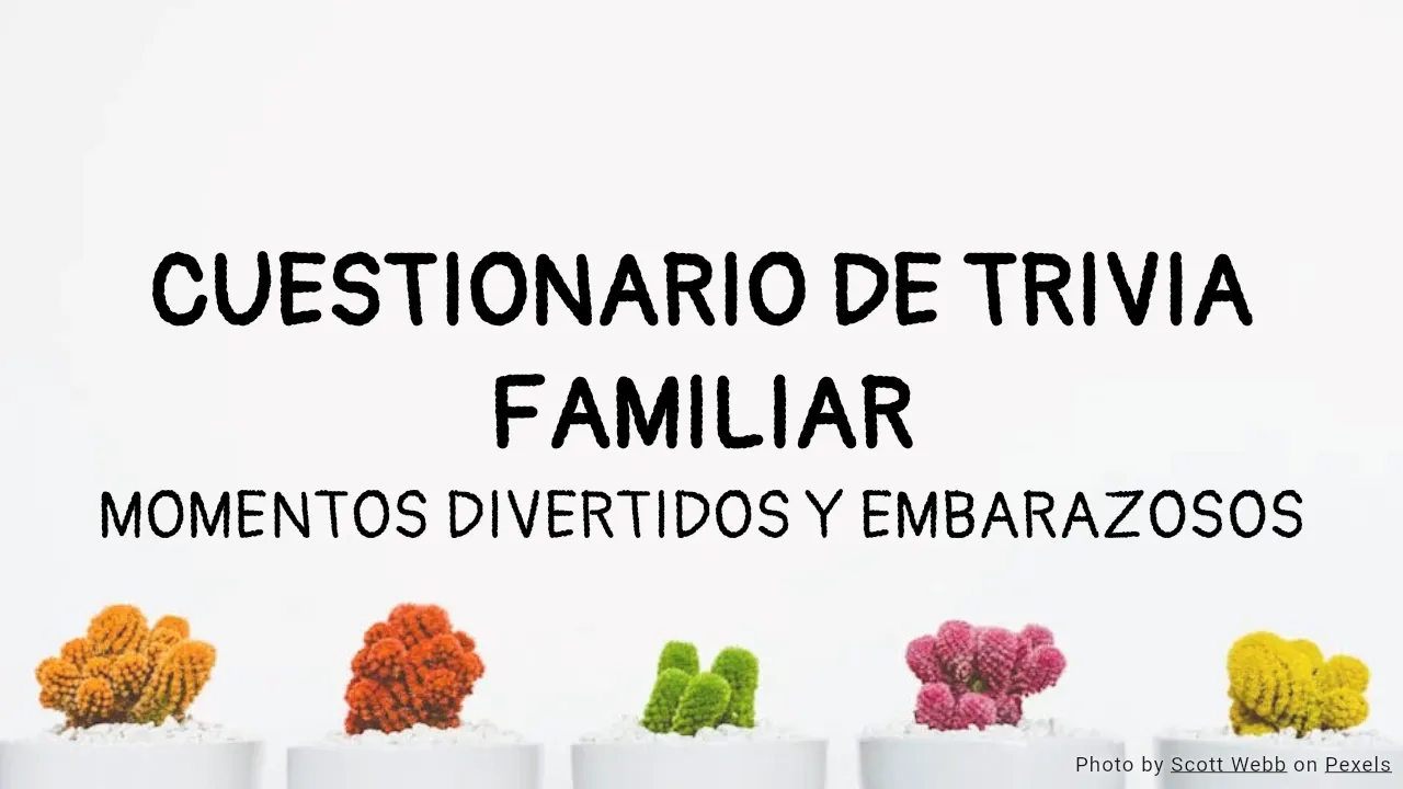 Plantilla de Trivia Familiar