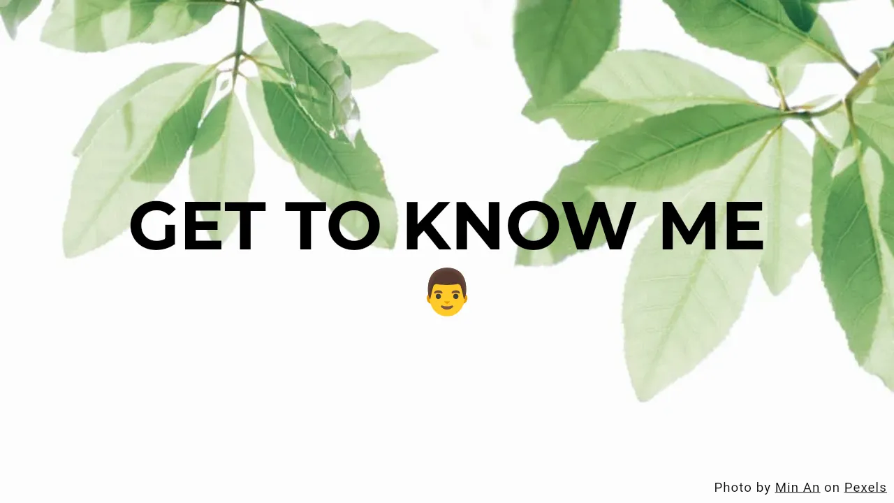 👨 How Well Do You Know Me? Quiz Template