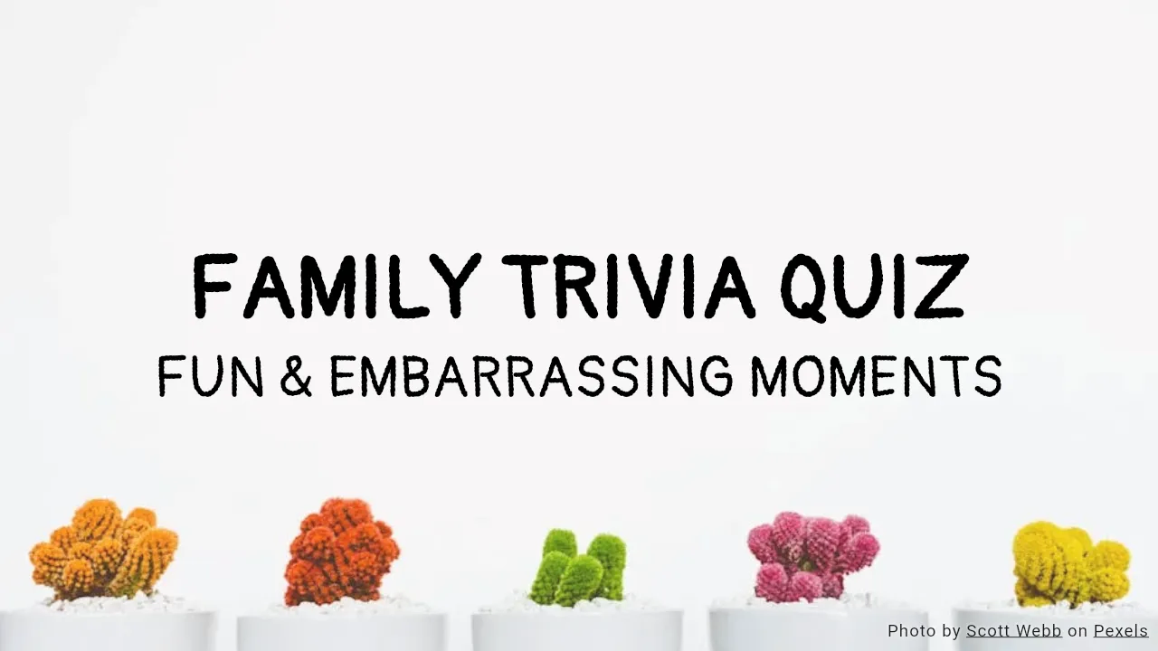 Family Trivia Quiz Template
