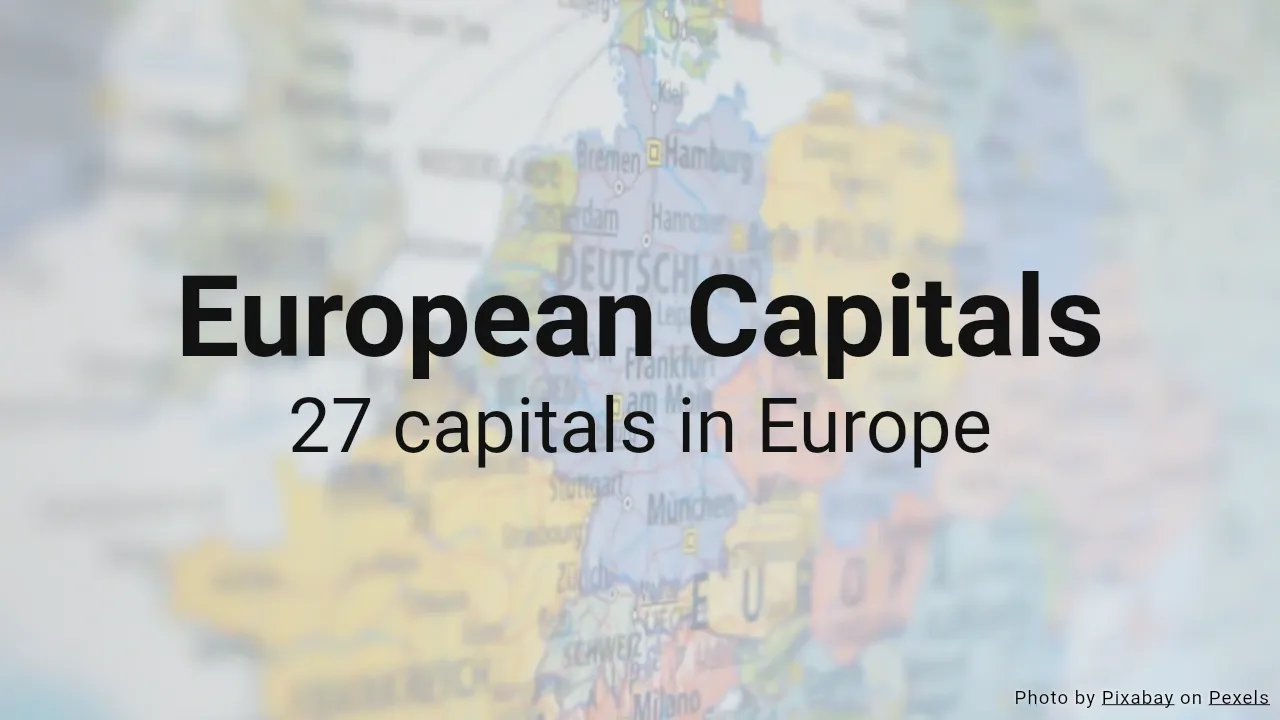 European Capitals Quiz